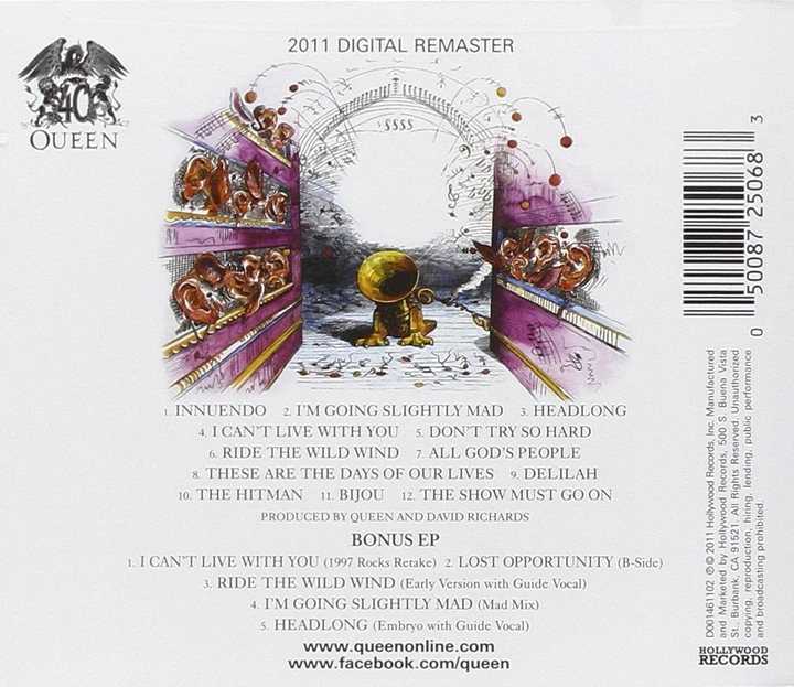 QUEEN – Innuendo (2CD, U.S.A.) – фото, отзывы, характеристики в ...