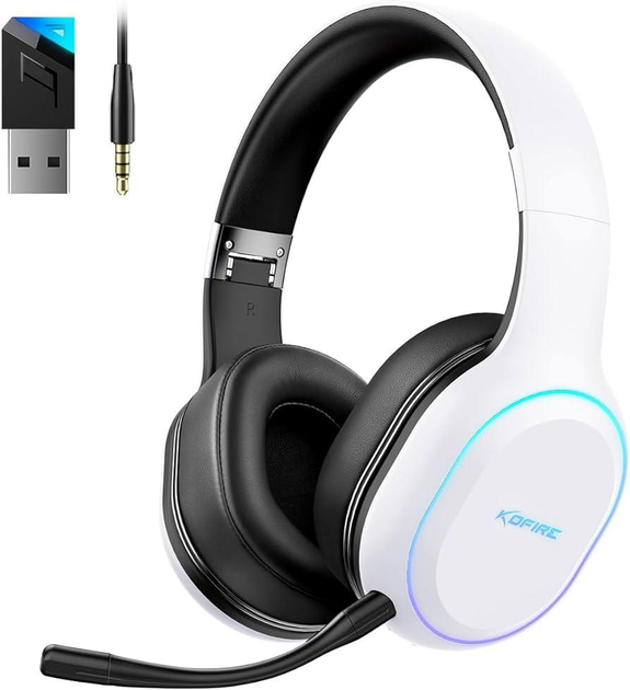 Беспроводные геймерские наушники Kofire UG-05 с микрофоном и RGB ...