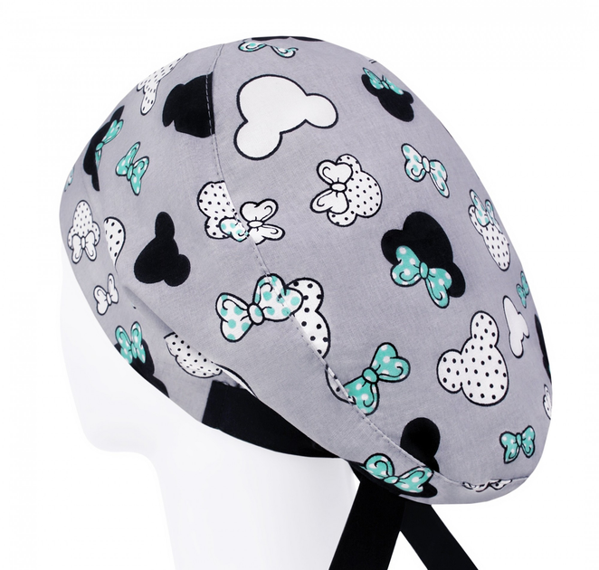 Медична шапочка жіноча HeadwearUniverse універсальна принт Мікі Маус м ...