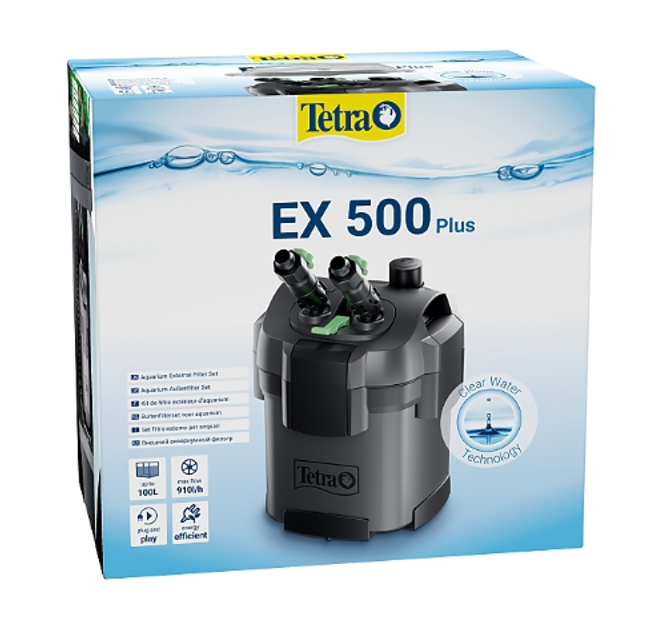 Наружный фильтр Tetra External EX 500 Plus для аквариума до 100 л ...
