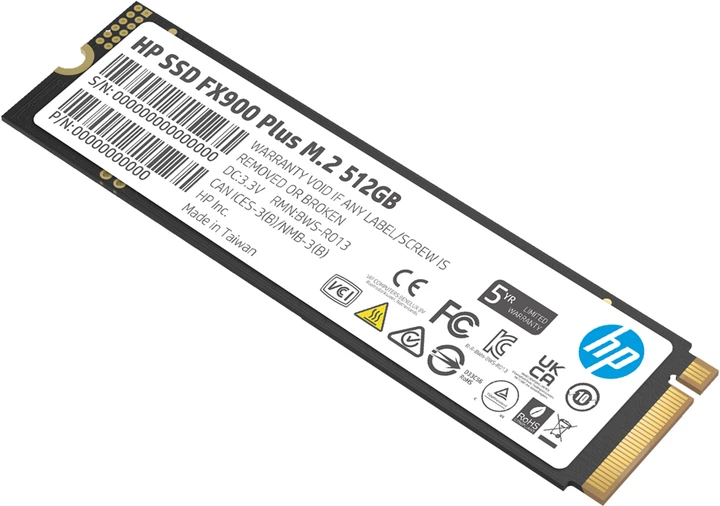 Накопитель SSD HP M.2 2280 512GB FX900 Plus (7F616AA) – фото, отзывы ...