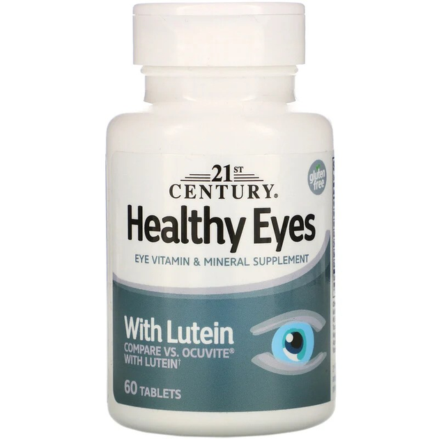 Витамины 21st Century Healthy Eyes with Lutein 60 таблеток – фото ...