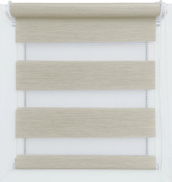 Ролета Bigimot День-ночь 24*170 см Светло-молочный текстурный – купить ...