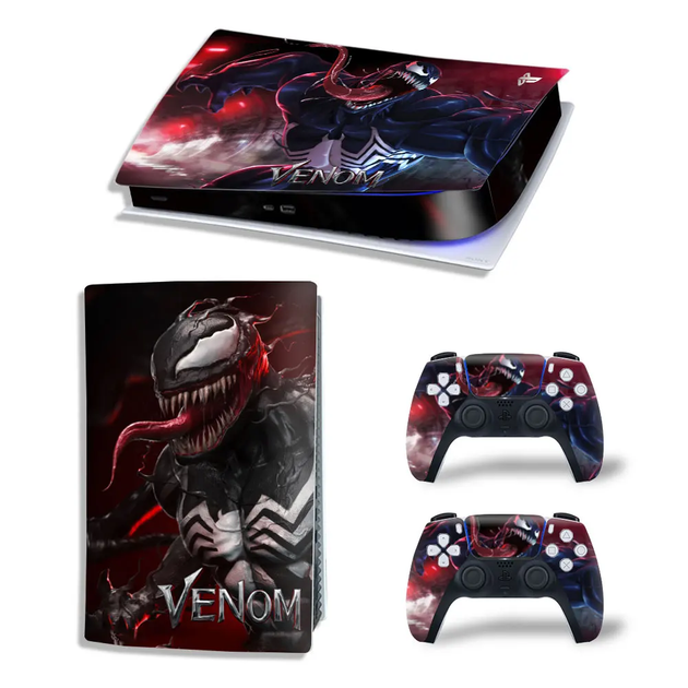 Виниловая наклейка для Sony PlayStation PS5 Venom Spider 360 – фото ...