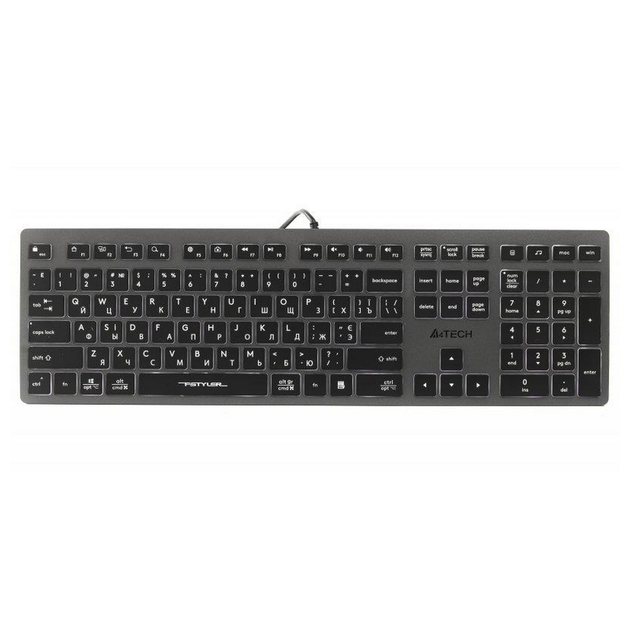 Клавиатура A4Tech Fstyler FX60H Grey White backlit – фото, отзывы ...