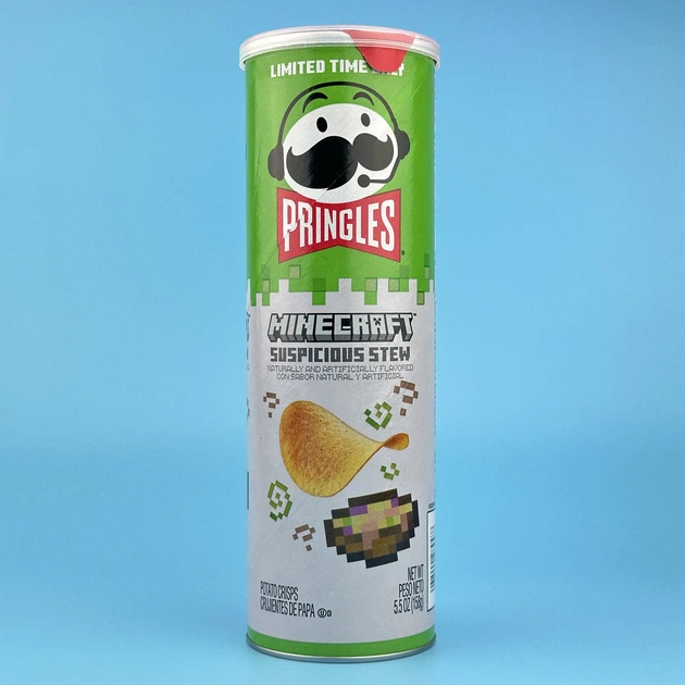 Чипсы Pringles Minecraft Suspicious Stew 158 г от продавца: Vlipli ...