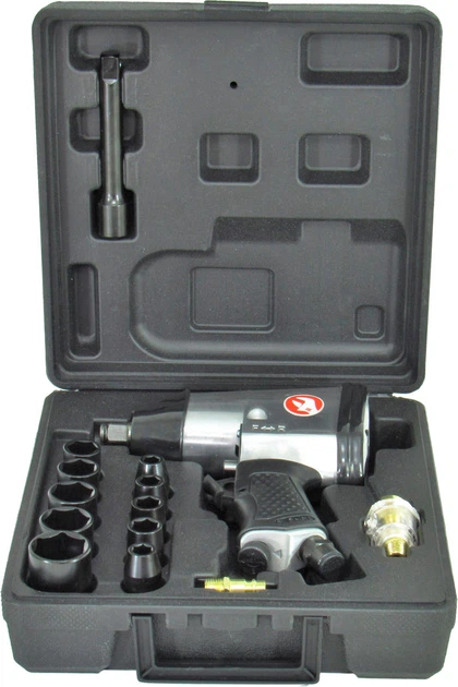 Гайковерт пневматичний 1/2 (Intertool) 7000об./хв. 345Nm (+ набір головок) PT-1101 – фото ...