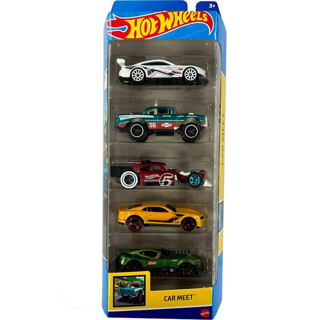 Набор из 5 машинок Хот Вилс Hot Wheels Car Meet 5-Pack (HLY78) – фото ...