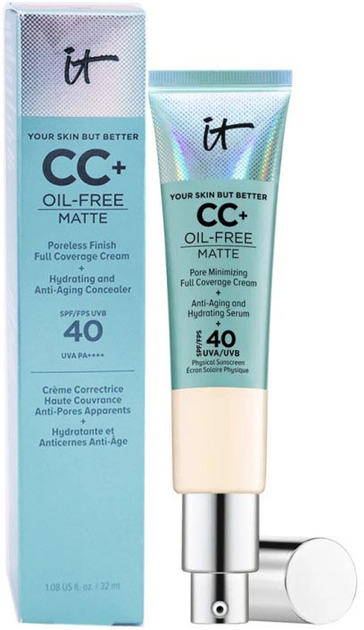 CC-крем для лица It Cosmetics Oil Free Matte Spf40 Fair Light 32 мл ...
