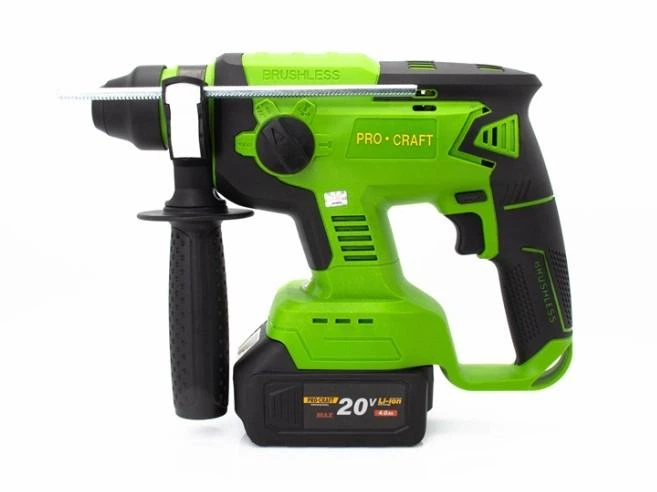 Аккумуляторный перфоратор Procraft PHA20 (с АКБ и зарядным устройством) – фото, отзывы ...