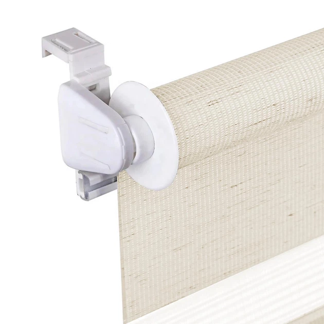 Ролета Bigimot День-ночь с направляющей 30*170см Лен молочный ...
