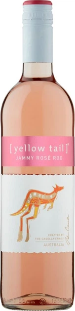 Вино Yellow Tail Jammy Rose Roo рожеве напівсолодке 0.75 л ...