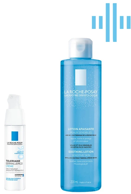 Набір La Roche-Posay Тонік для чутливої шкіри обличчя 200 мл + Крем ...
