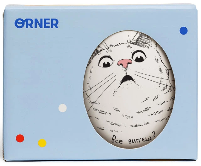 Чашка Orner D100 Здивований кіт 400 мл (orner-2265) – купити онлайн на ...
