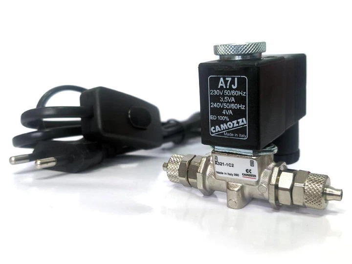 Електромагнітний клапан Camozzi A321 для систем СО2, з фітингами під шланг 4/6 мм – купити ...