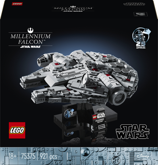 Конструктор LEGO Star Wars Тысячелетний сокол 921 деталь (75375 ...