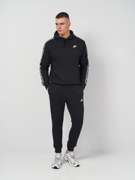 Спортивний костюм чоловічий Nike Club Fleece FB7296-010 L Black/White ...
