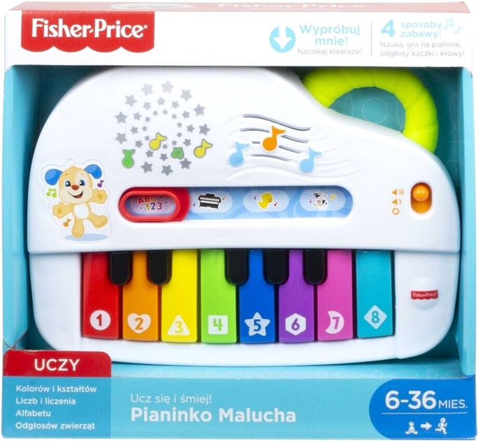 Развивающая игрушка Fisher-Price Baby Музыкальное пианино (887961763652 ...