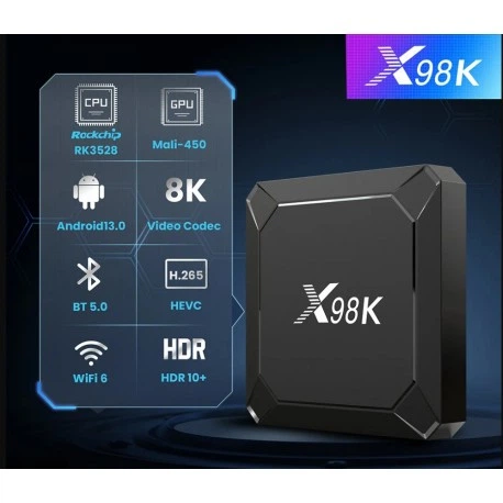 Смарт ТБ приставка Enybox X98K H618 4/32 GB Android 13 TV BOX – фото, відгуки, характеристики в ...