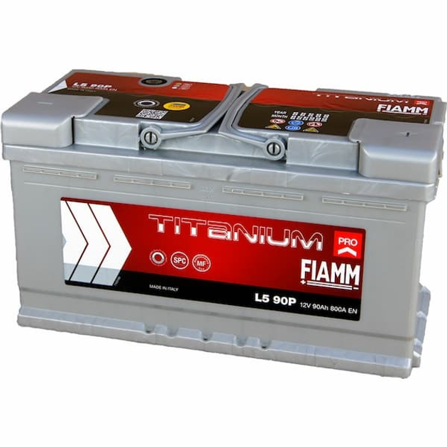 Аккумулятор автомобильный Titanium Pro 90Ач 800А "+" справа FIAMM ...