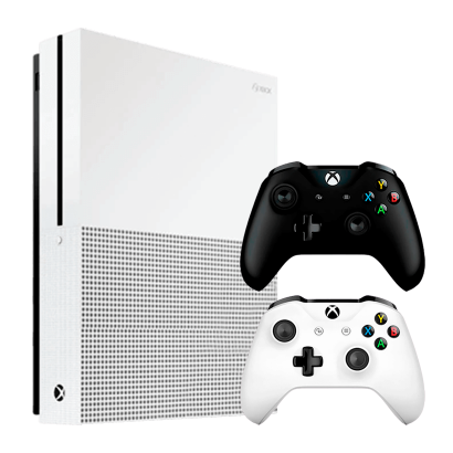 Набір Консоль Microsoft Xbox One S 1TB White Б/У + Геймпад Бездротовий ...