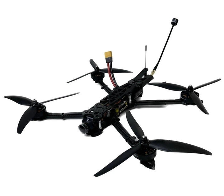 Fpv дрон 7 дюймів FPV drone kamikaze R7 FPV квадрокоптер Дрон фпв 8-10 ...