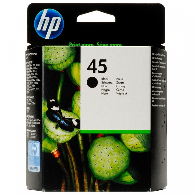 Картридж HP No.45 DJ9xx/11xx/1220/G/T/R/P1000 Black (51645AE) – фото ...