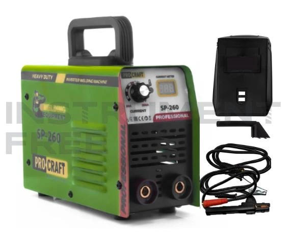 Инверторный сварочный аппарат ProCraft SP-260 (дисплей, кабеля, маска-щиток) – фото, отзывы ...