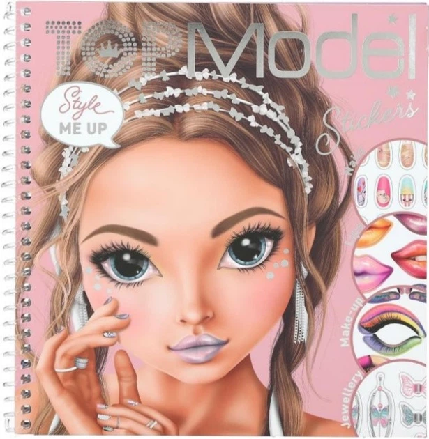 Набор для творчества Depesche TOPModel Style Me Up Face с наклейками ...