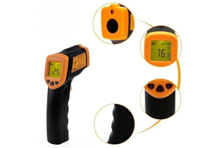 Промышленный термометр пирометр TEMPERATURE Smart Sensor AR 360 от -50c ...