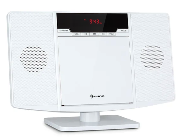 Вертикальная стереосистема Auna V14.2, CD, FM-тюнер, BT, USB, AUX ...