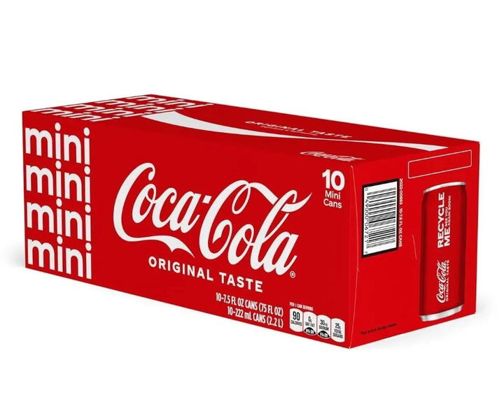Упаковка газировки Coca-Cola Soda Soft Drink 10шт по 222мл от продавца ...