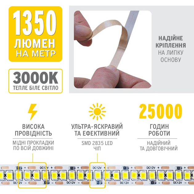 Светодиодные ленты 12 вольт - ROZETKA | Купить светодиодную ленту 12В в ...
