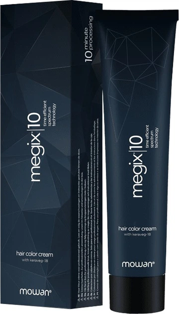 Краска для волос с низким содержанием аммиака Mowan Megix10 6.1 Dark ...
