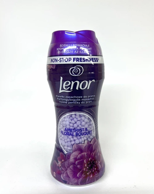 Сухий ополіскувач-ароматизатор для білизни в гранулах Lenor amethyst & floral bouquet 210 г ...