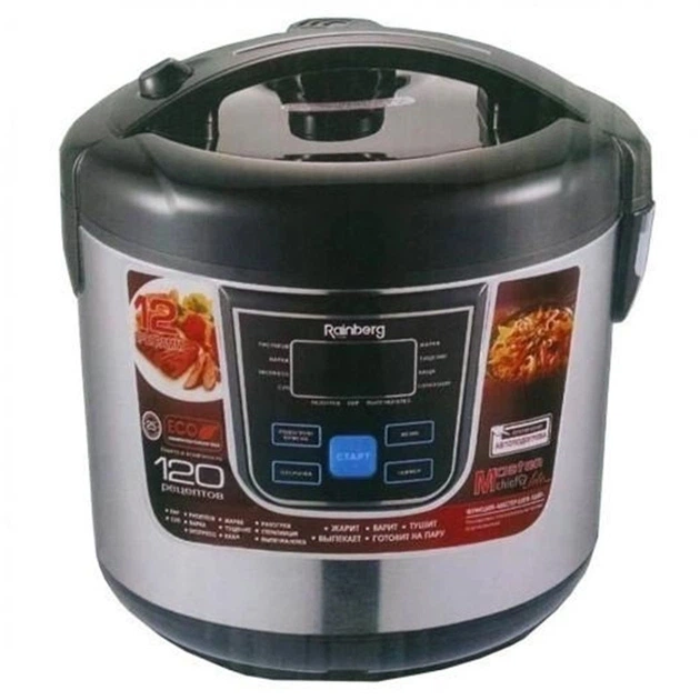 Мультиварка Rainberg RB-801 / 1500W/ 6L/ скороварка пароварка – фото, отзывы, характеристики в ...