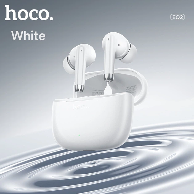 Навушники HOCO EQ2 Thought TWS | BT5.3, 320mAh, 7h | white купити в ...