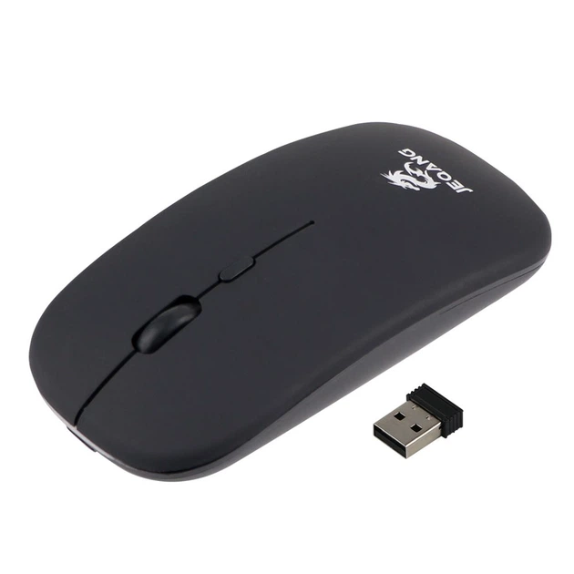 Беспроводная оптическая Мышка JEQANG JW-AP03 2.4G/4 кнопки управления RGB подсветка Black – фото ...