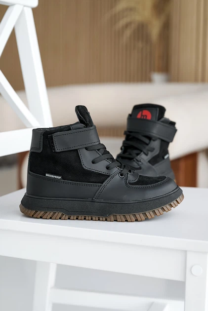 Підліткові черевики шкіряні зимові чорні розмір 38 FV_002827 от ...