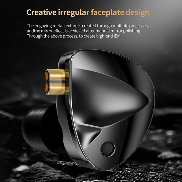 Hi-Fi наушники с микрофоном KZ D-Fi Black купить в интернет-магазине ...