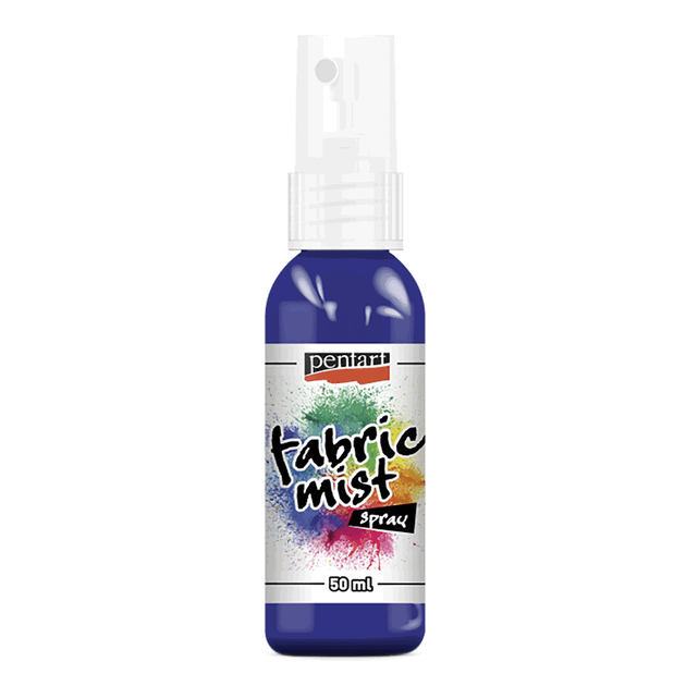 Краска спрей Pentart Fabric Mist для тканей голубая (724) 50 мл – фото ...
