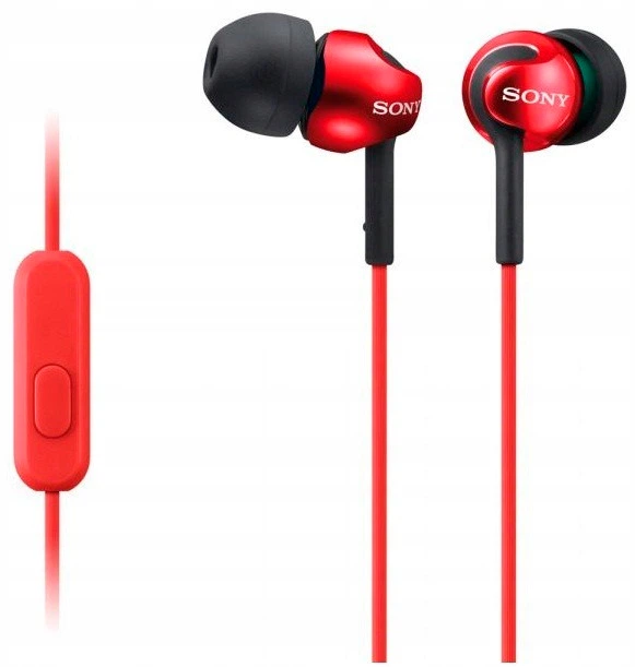 Наушники Sony MDR-EX110AP Red (MDREX110APR.CE7) купить в интернет ...