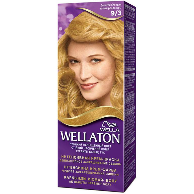 Краска для волос Wellaton 9/3 Золотой блондин 110 мл (4056800023219) от ...