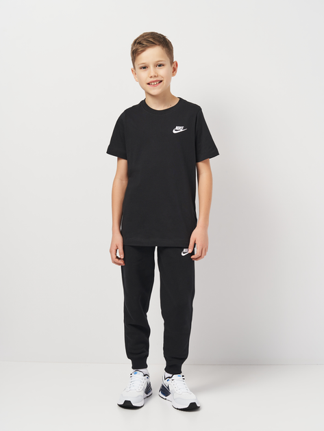 Детская футболка для мальчика Nike K Nsw Tee Emb Futura AR5254-010 XS ...