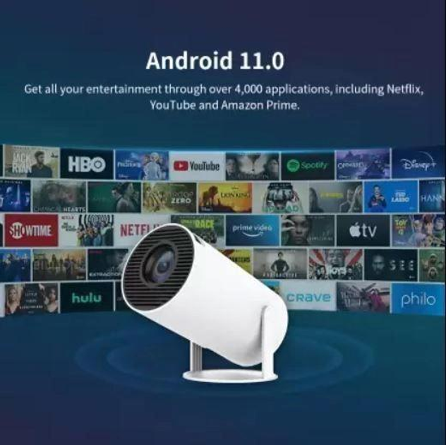 Проектор MAGCUBIK 4К HY300 Android 11 Wi-Fi 6 для домашнего кинотеатра ...