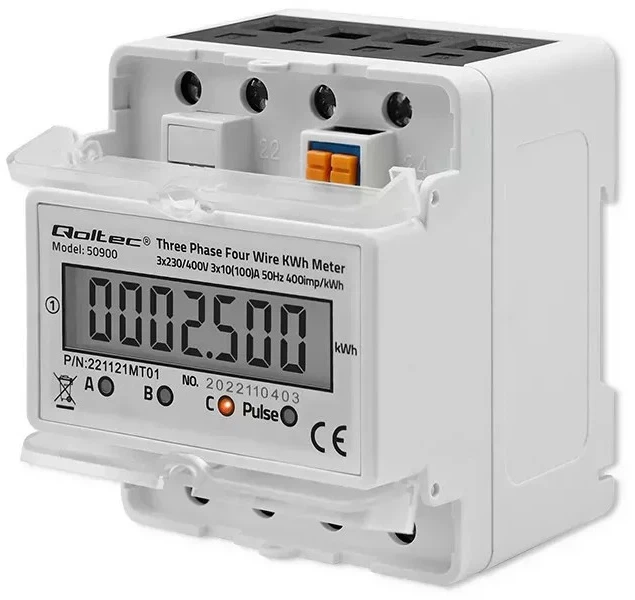 Лічильник електричний трифазний Qoltec 50900 – фото, відгуки ...
