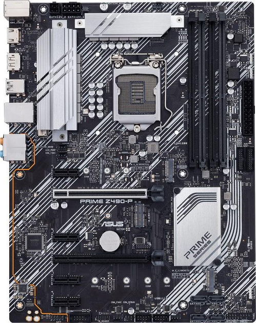 Материнская плата Asus Prime Z490-P (s1200, Intel Z490, ATX) б/у – фото ...