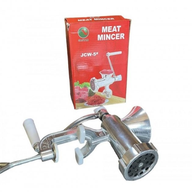 Мясорубка ручная механическая Meat mincer JCW-5 – купить онлайн на ROZETKA