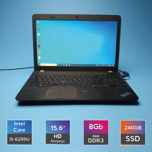Ноутбук Lenovo ThinkPad E560 (i5-6200U/RAM 8GB DDR3/SSD 240GB) Б/В (7154(4)) – фото, отзывы ...