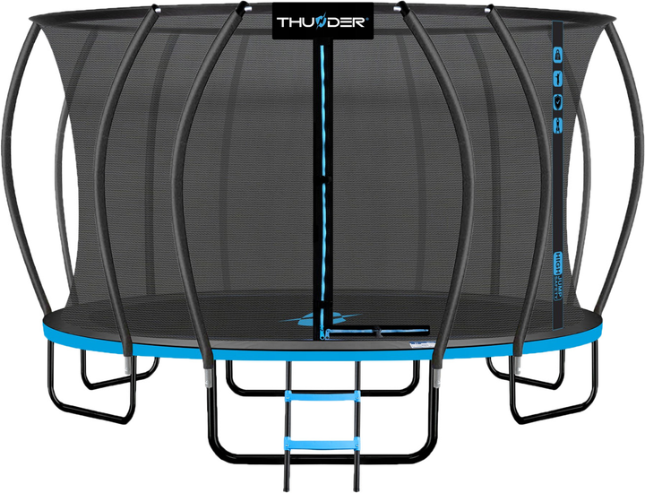 Батут с внутренней сеткой Thunder Inside Ultra 16FT 490 см Black/Blue ...